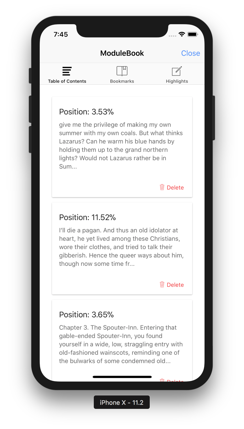 White-Book V2. Ionic 3 eBook Reader Application Template by readcast_net